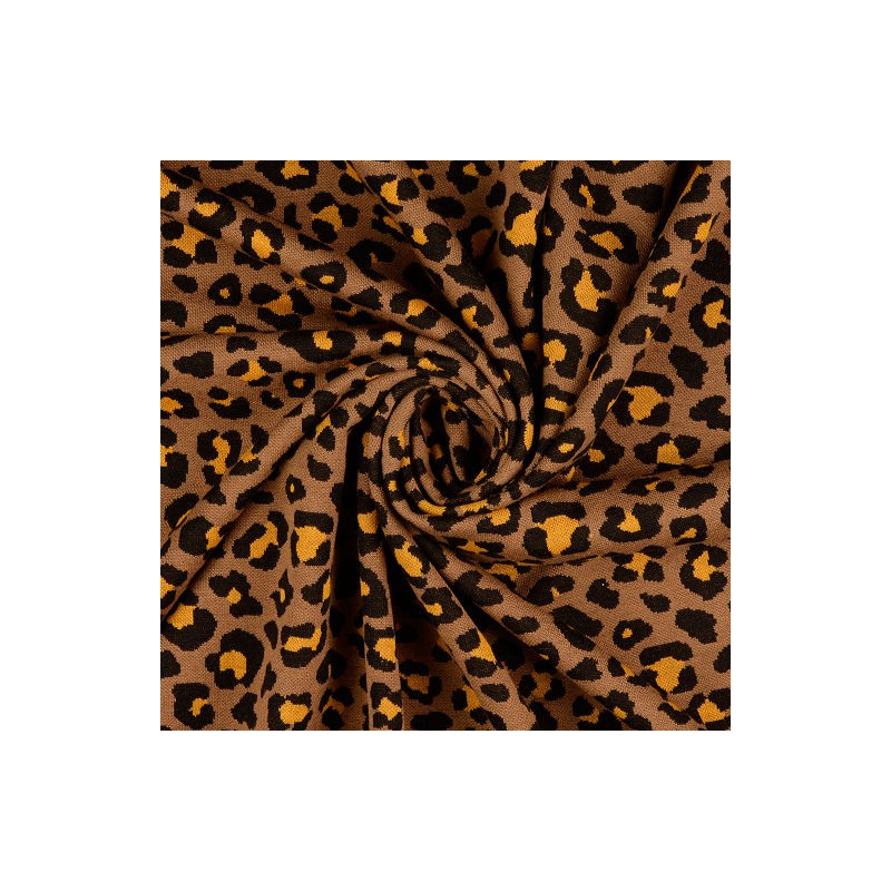 Pakket jurkje model A van Burda 9286 Interlock Jacquard Leo 134226 0801